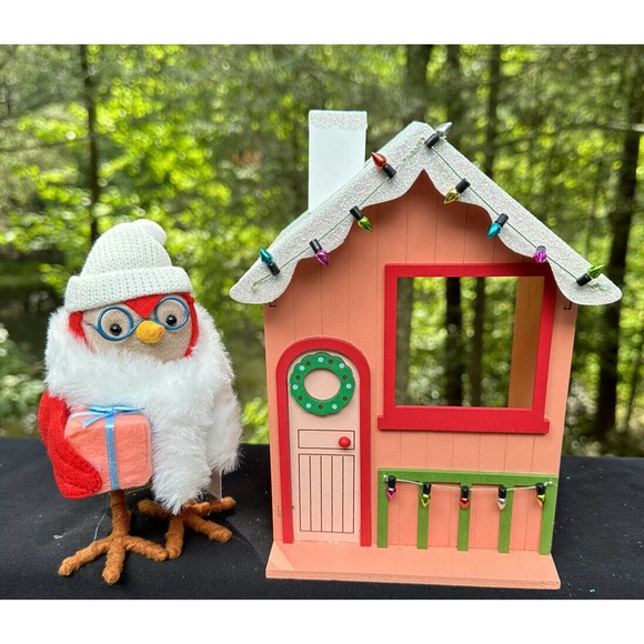 Target | Holiday | Featherly Friends Bird Wood Pink House Only 85 ...